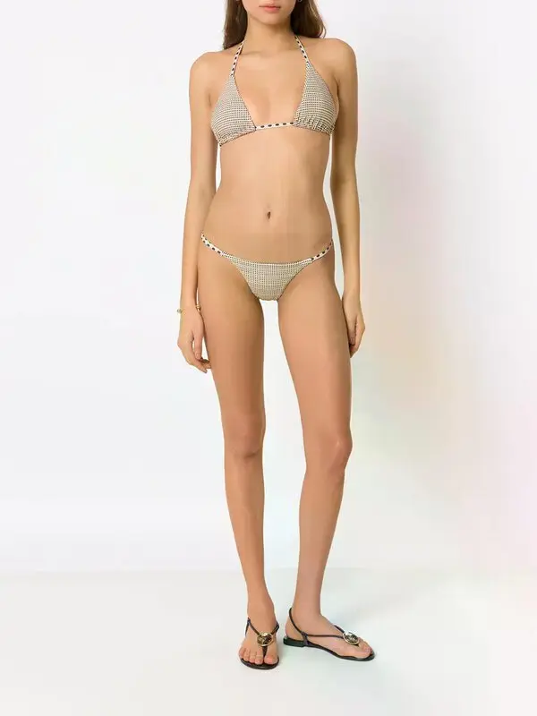 AMIR SLAMA Polka-dot Print Bikini