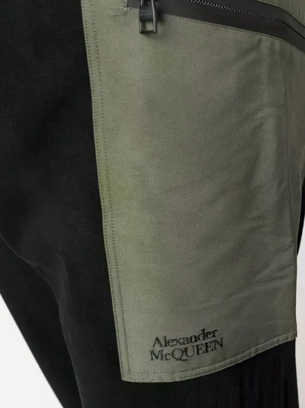 Alexander McQueen Contrast-pocket Cotton Track Pants