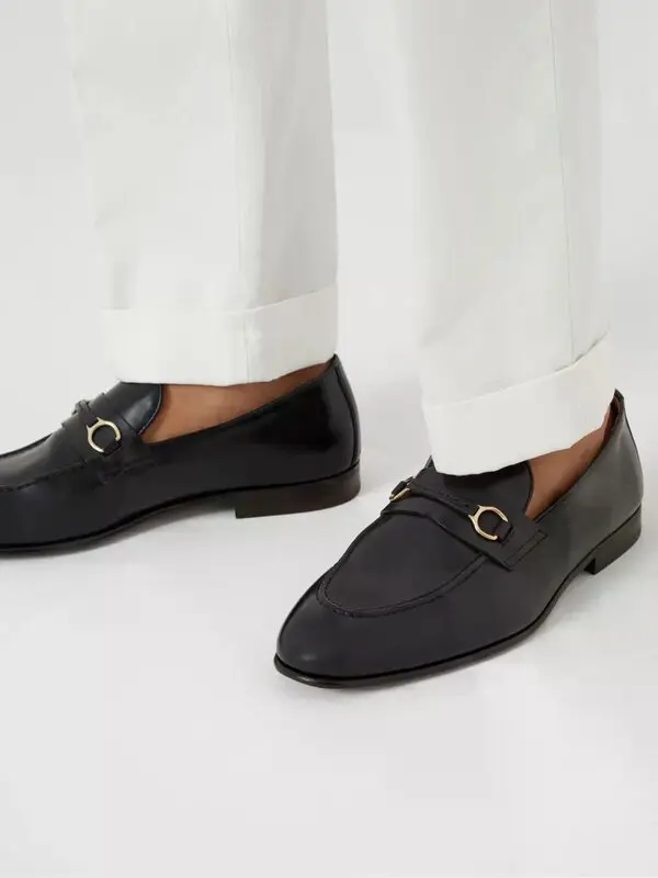 Brunello Cucinelli Leather Loafers