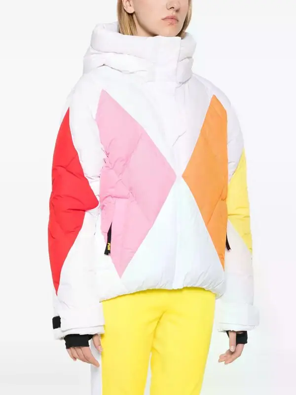 Rossignol X Jcc Diamond Down Bomber Jacket - White