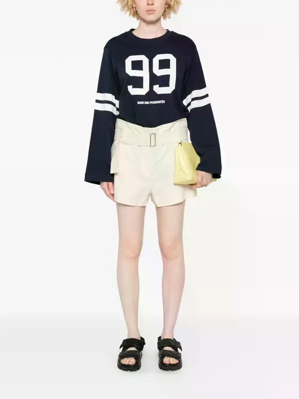 MSGM Belted Shorts