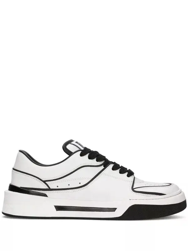 Dolce & Gabbana Roma Leather Sneakers - White