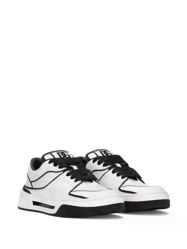 Dolce & Gabbana Roma Leather Sneakers - White