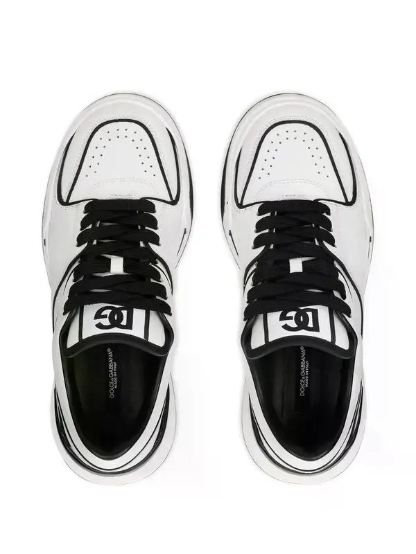 Dolce & Gabbana Roma Leather Sneakers - White