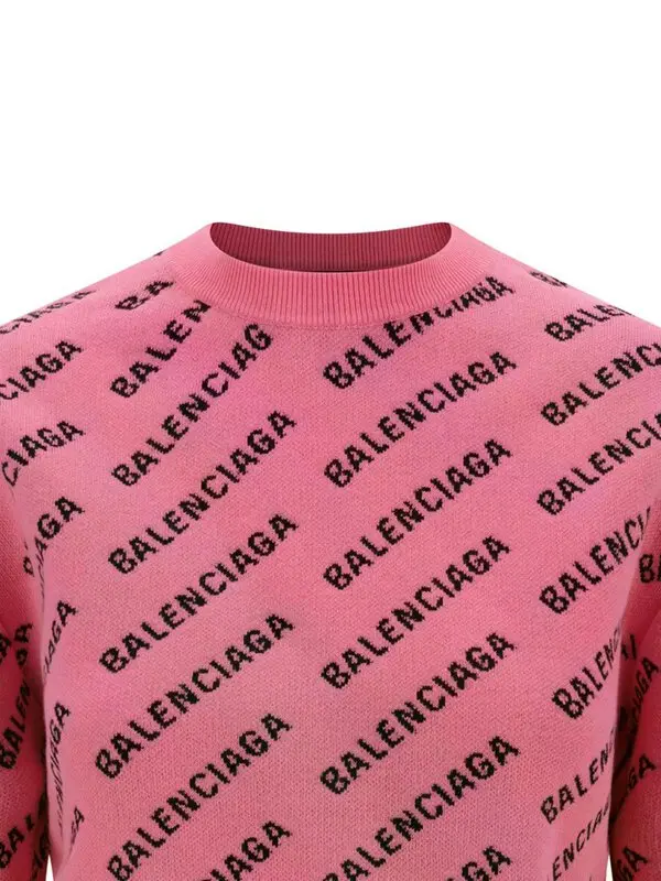 Balenciaga Jacquard Monogram Sweater