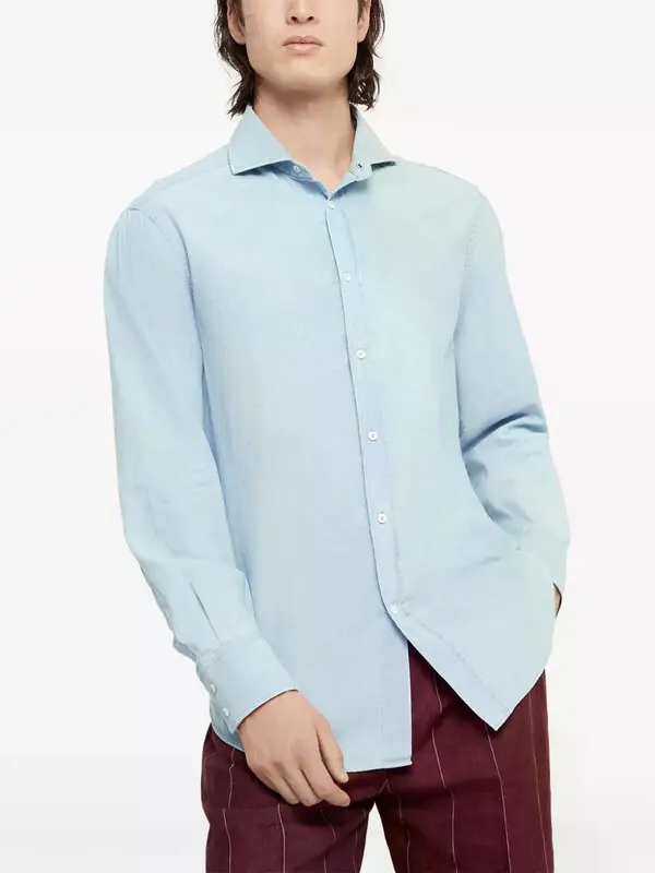 Brunello Cucinelli Spread-collar Shirt