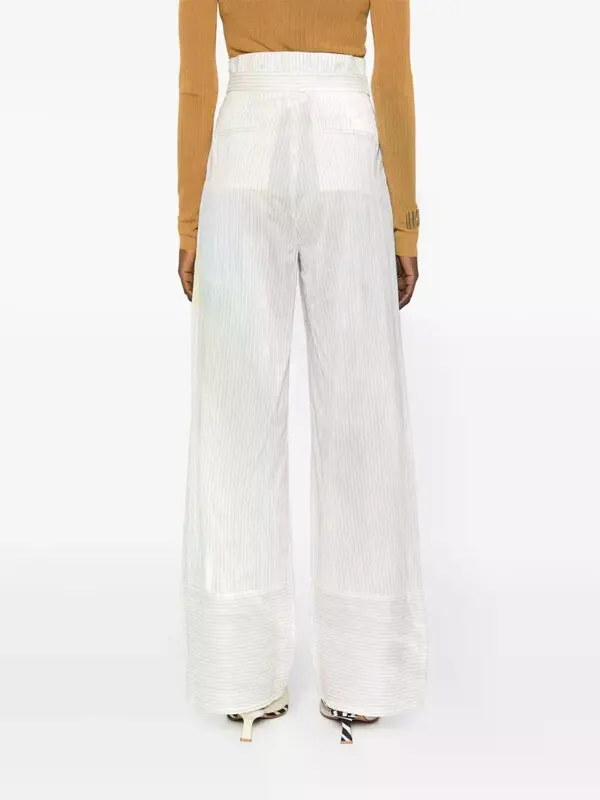 Max Mara Pinstripe-pattern Palazzo Pants