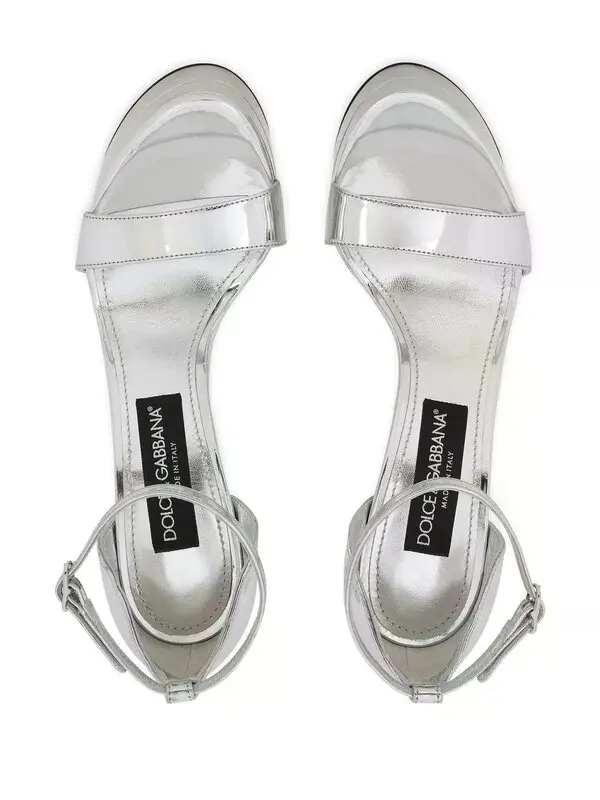 Dolce & Gabbana Mirror-effect Platform Sandals