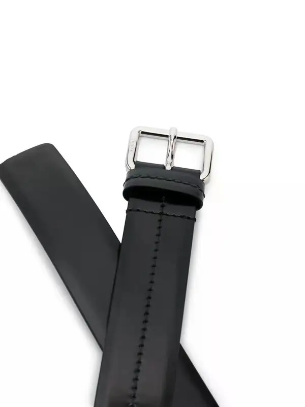 Prada Logo-engraved Leather Belt