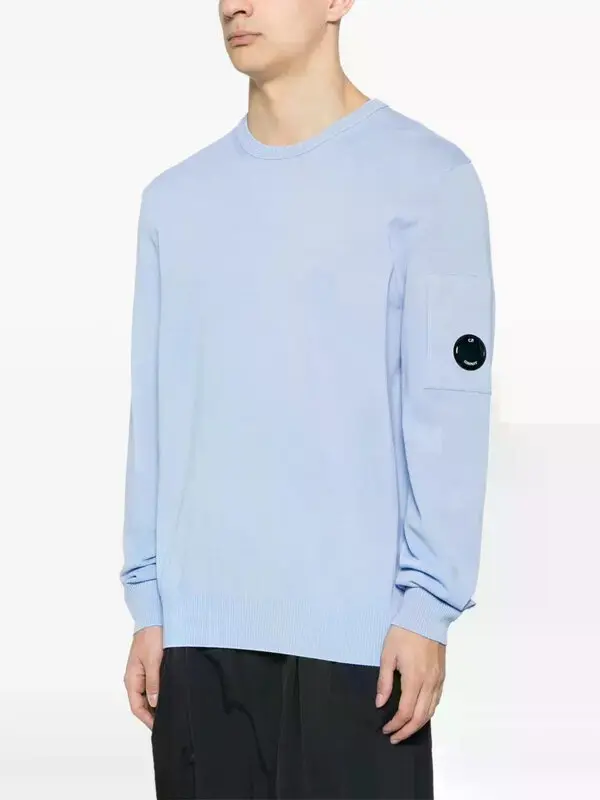 C.P. COMPANY Lens-detail Crewneck Sweater