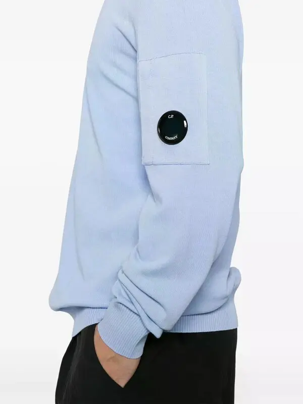 C.P. COMPANY Lens-detail Crewneck Sweater