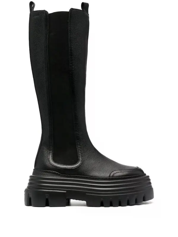 Bally Round-toe Leather Boots