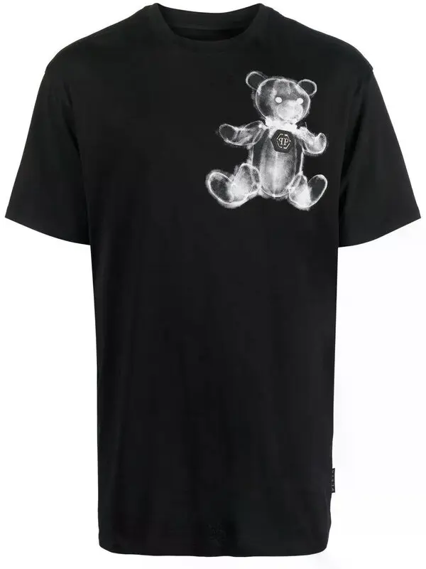 Philipp Plein Teddy Bear Short-sleeve T-shirt - Black