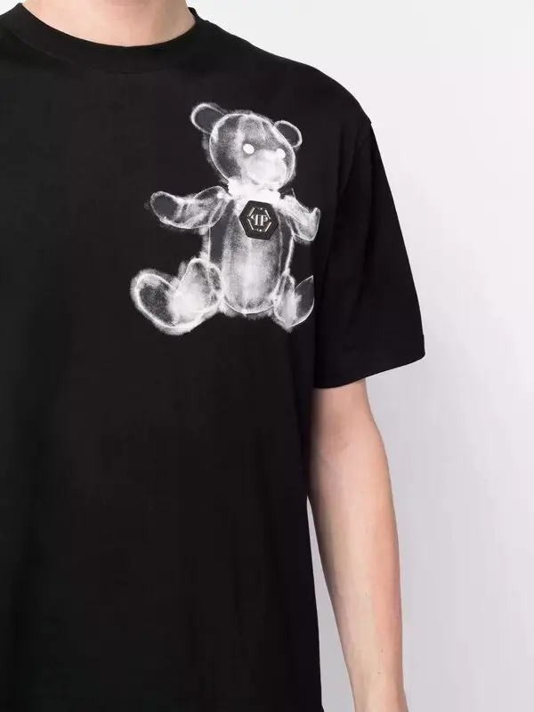Philipp Plein Teddy Bear Short-sleeve T-shirt - Black