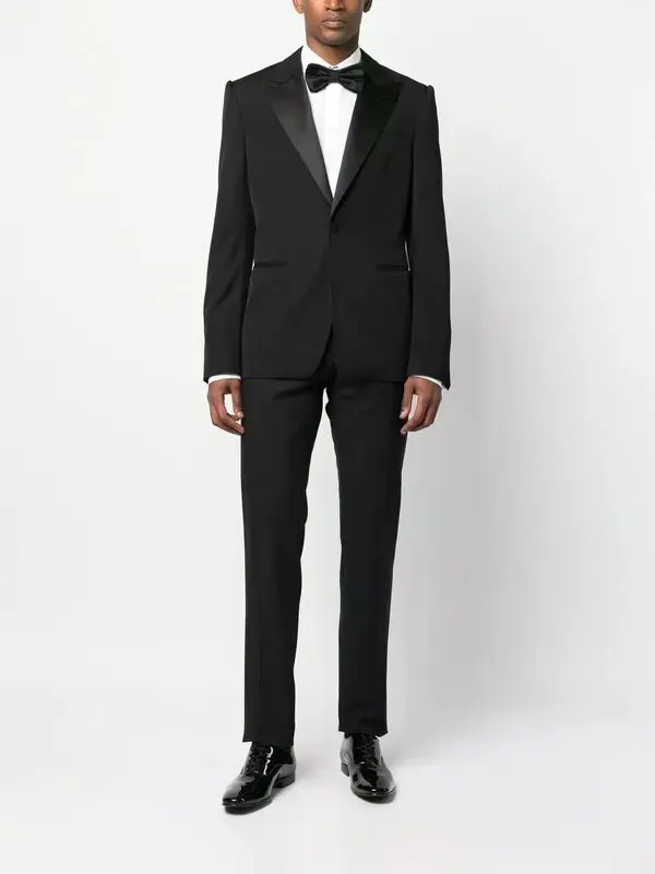 Alexander McQueen Silk Lapels Blazer