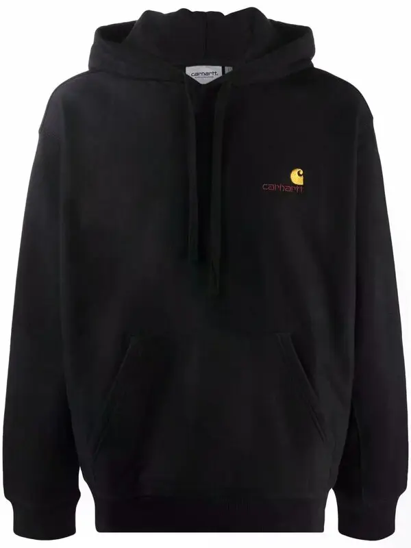 Carhartt Work In Progress Embroidered Logo Drawstring Hoodie