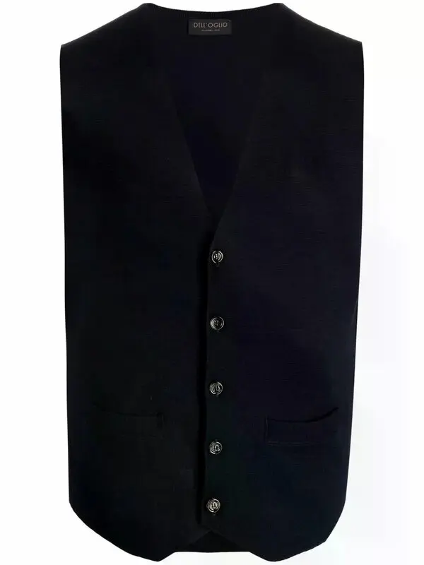DELL'OGLIO Fine-knit Merino Wool Vest