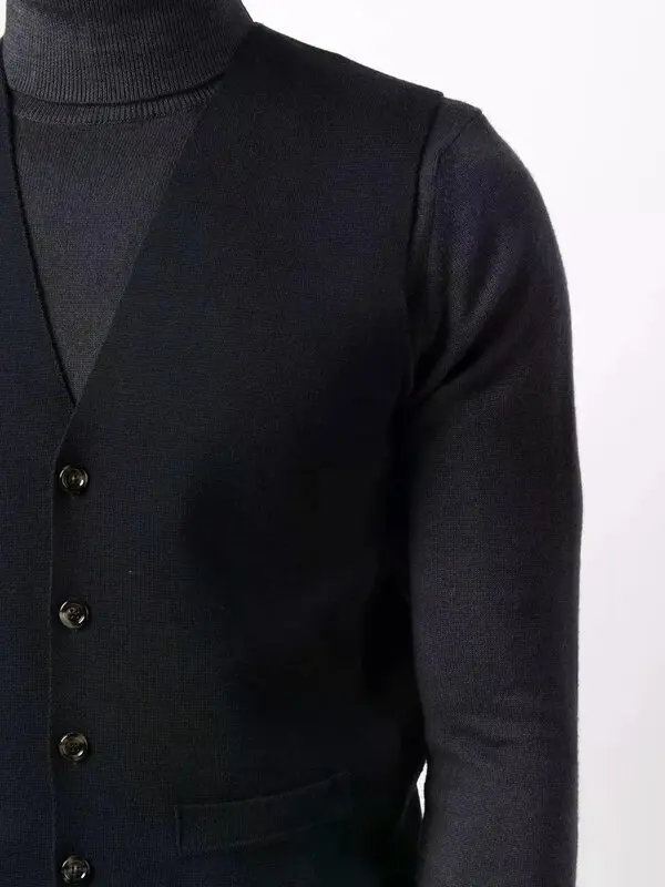 DELL'OGLIO Fine-knit Merino Wool Vest