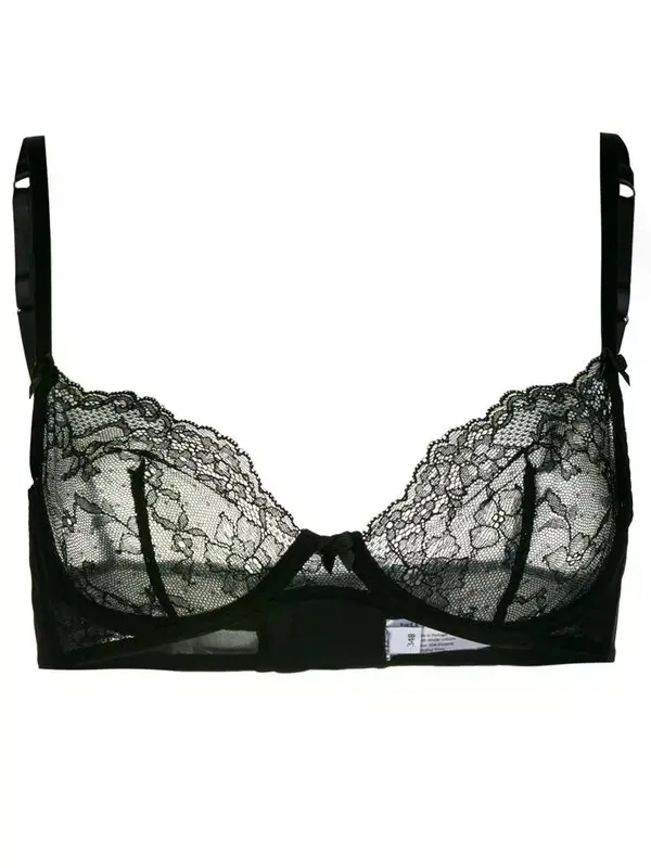 GILDA & PEARL L'amour Lace Bra - Black