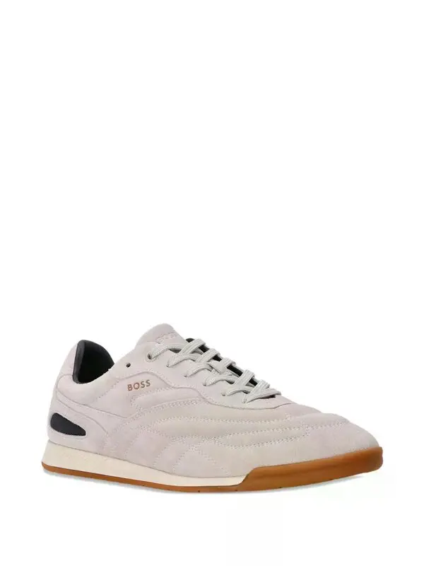 BOSS Suede-panelled Sneakers