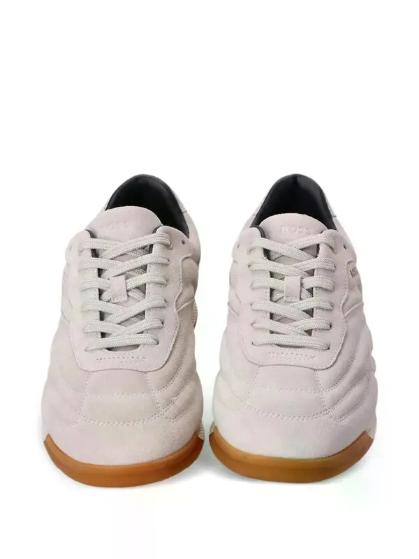 BOSS Suede-panelled Sneakers