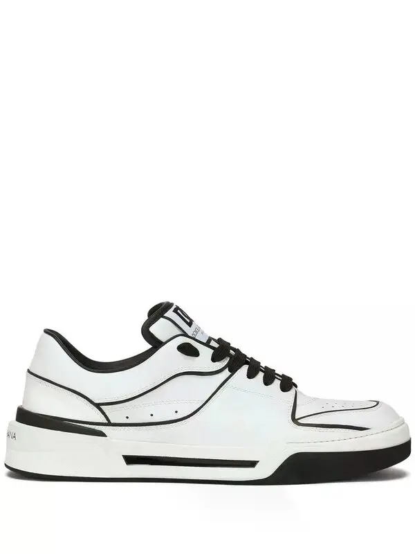Dolce & Gabbana Roma Leather Sneakers - White