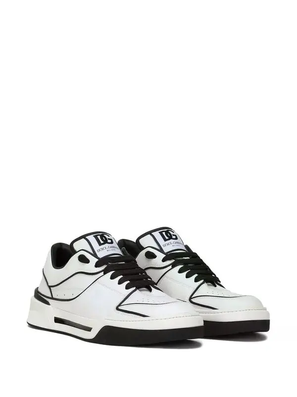 Dolce & Gabbana Roma Leather Sneakers - White