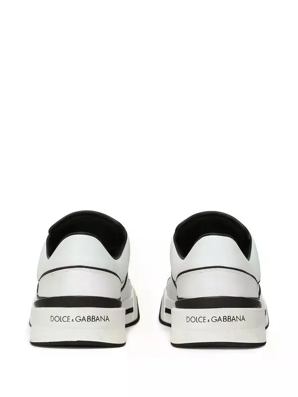 Dolce & Gabbana Roma Leather Sneakers - White