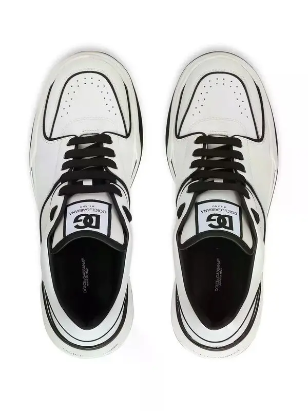 Dolce & Gabbana Roma Leather Sneakers - White