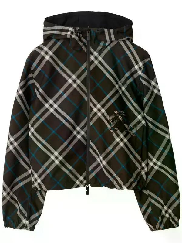 Burberry Reversible Checked Jacket - Black