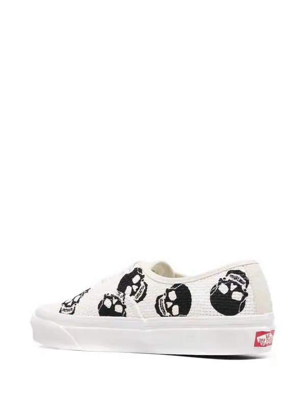 VANS Anaheim Factory Authentic 44 Skull-print Sneakers - Neutrals