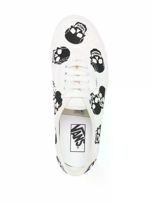 VANS Anaheim Factory Authentic 44 Skull-print Sneakers - Neutrals