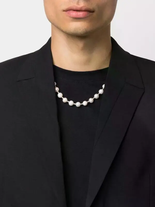 Emanuele Bicocchi Bead-embellished Pearl Necklace