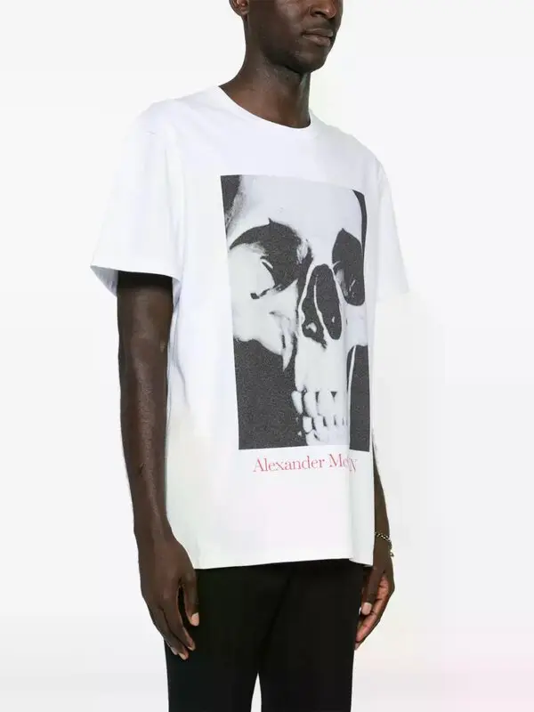Alexander McQueen Skull-print Cotton T-shirt
