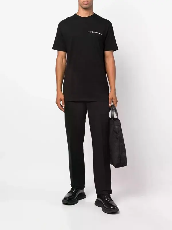 Philipp Plein Flocked Logo-print T-shirt