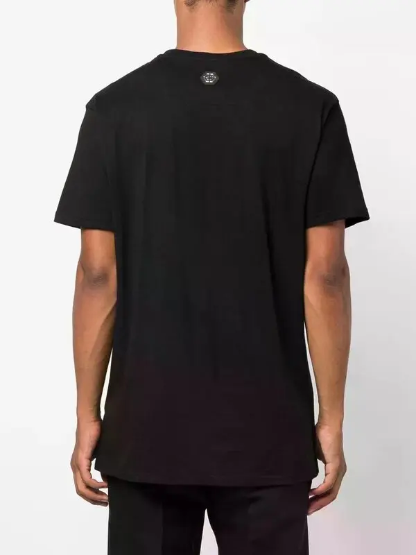 Philipp Plein Flocked Logo-print T-shirt