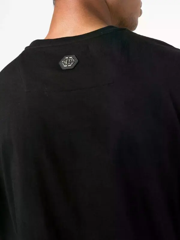 Philipp Plein Flocked Logo-print T-shirt
