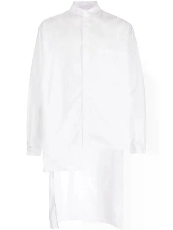 Yohji Yamamoto Asymmetric Long-sleeve Shirt