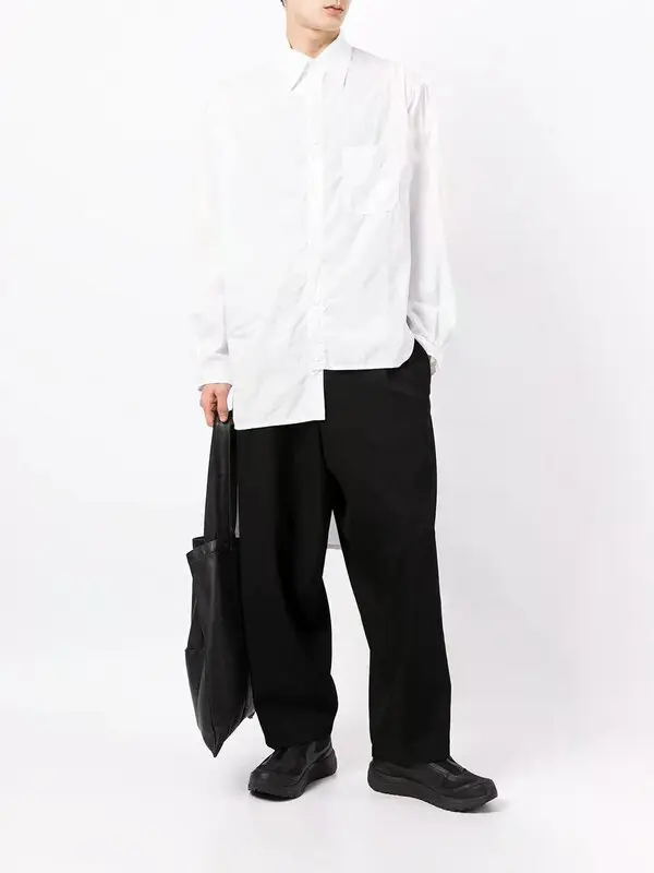 Yohji Yamamoto Asymmetric Long-sleeve Shirt
