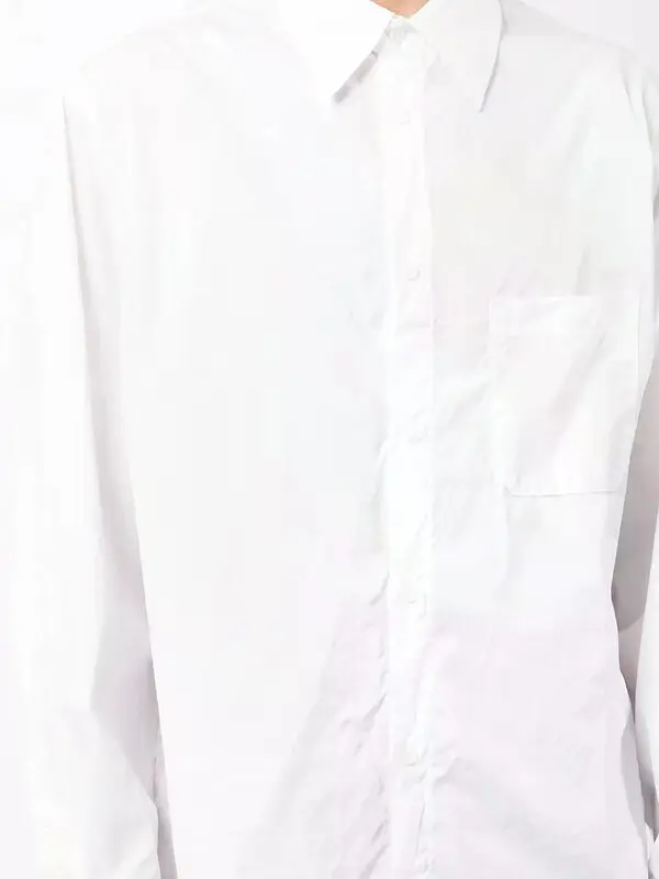 Yohji Yamamoto Asymmetric Long-sleeve Shirt
