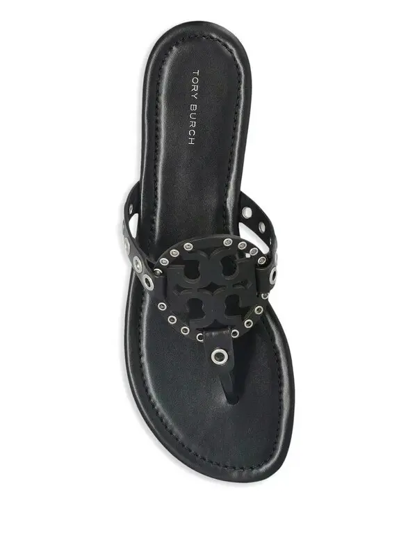 Tory Burch Eyelet-embellished T-bar Sandals