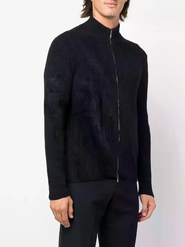 DRUMOHR Wool Zip-up Cardigan