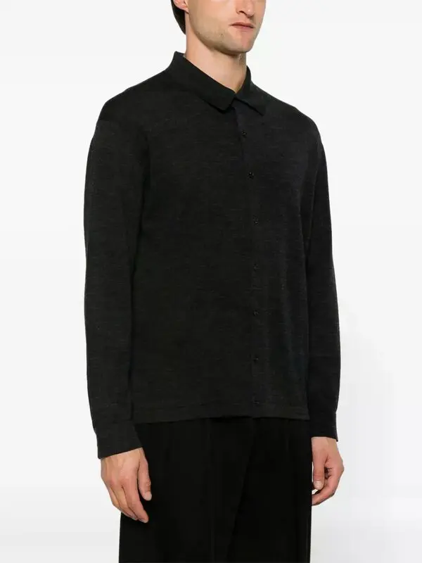 D4.0 Wool Cardigan - Grey