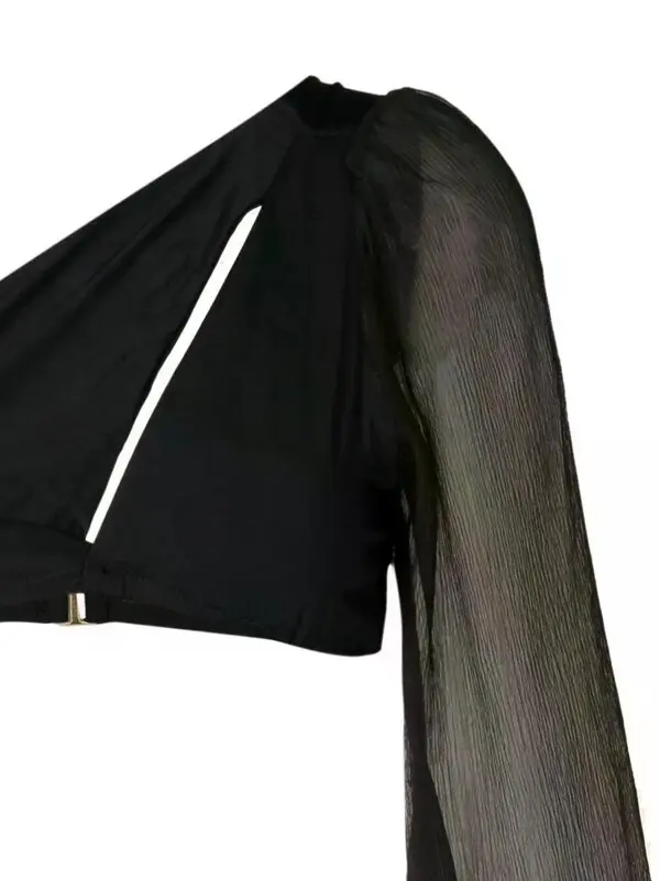 AMIR SLAMA One-shoulder Long-sleeve Bikini Set