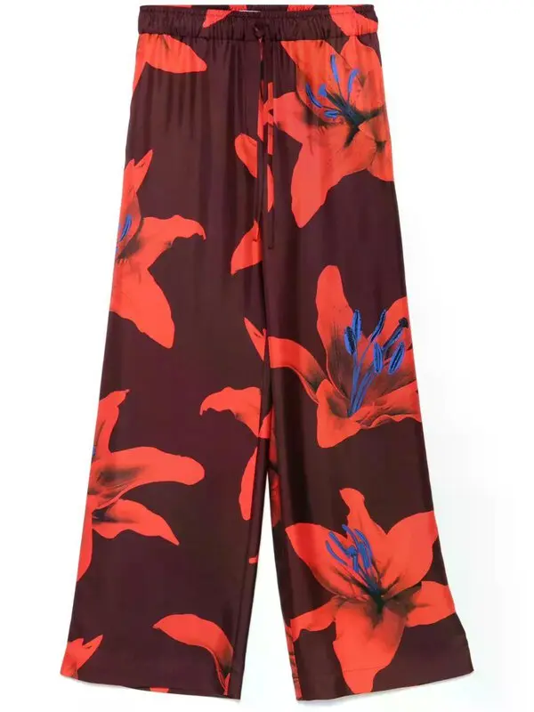 Alexander McQueen Floral-print Trousers