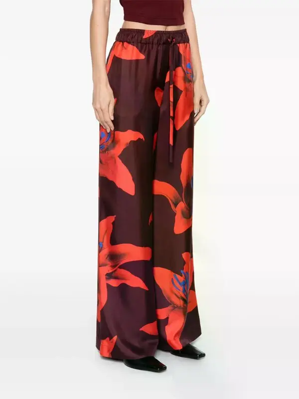 Alexander McQueen Floral-print Trousers