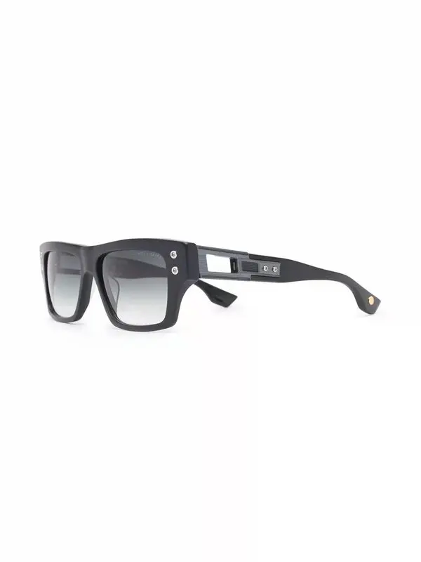 Dita Grandmaster Square Sunglasses - Black