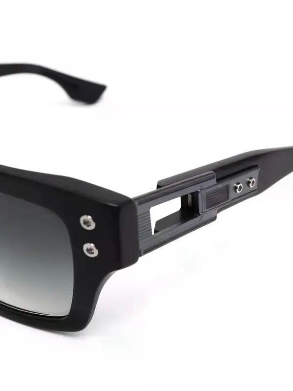 Dita Grandmaster Square Sunglasses - Black