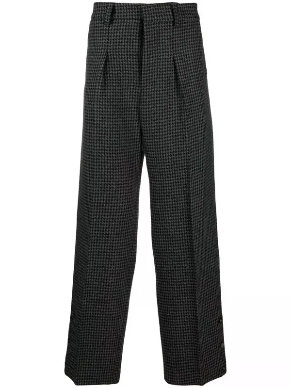 Nanushka Wilco Houndstooth Pattern Trousers