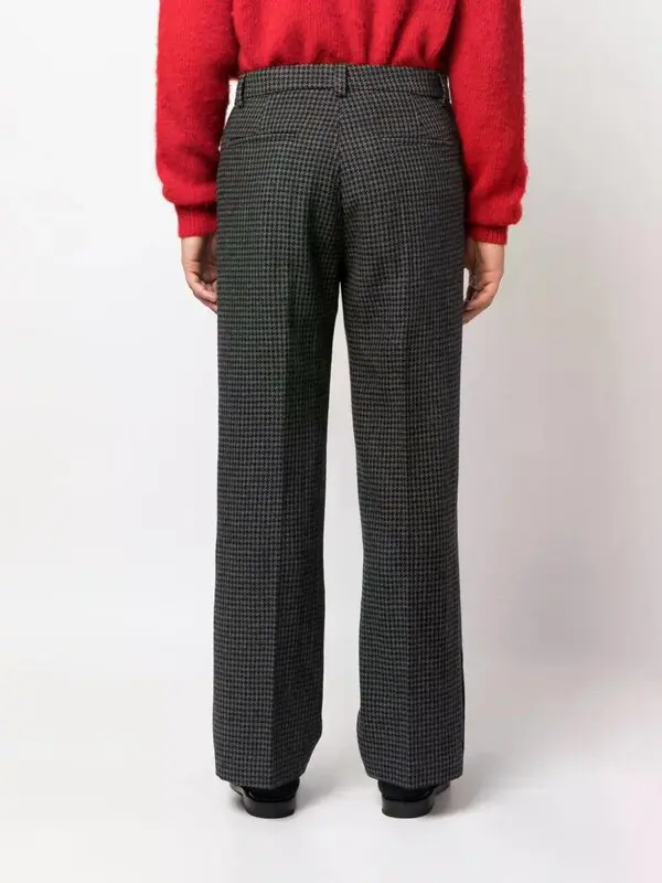 Nanushka Wilco Houndstooth Pattern Trousers